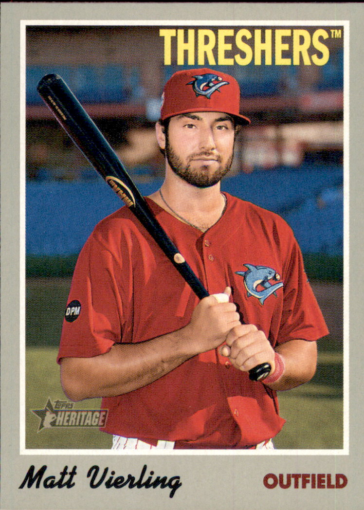 2019 Topps Heritage Minors #9 Matt Vierling - NM-MT
