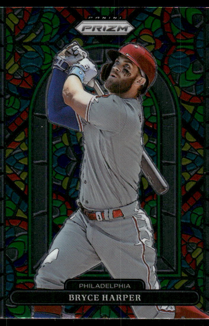 2022 Panini Prizm Stained Glass #4 Bryce Harper - NM-MT