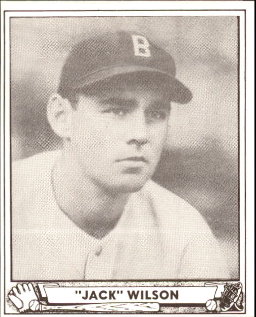 1940 Play Ball #31 Jack Wilson - VG - Bakersfield.cards | Beckett ...