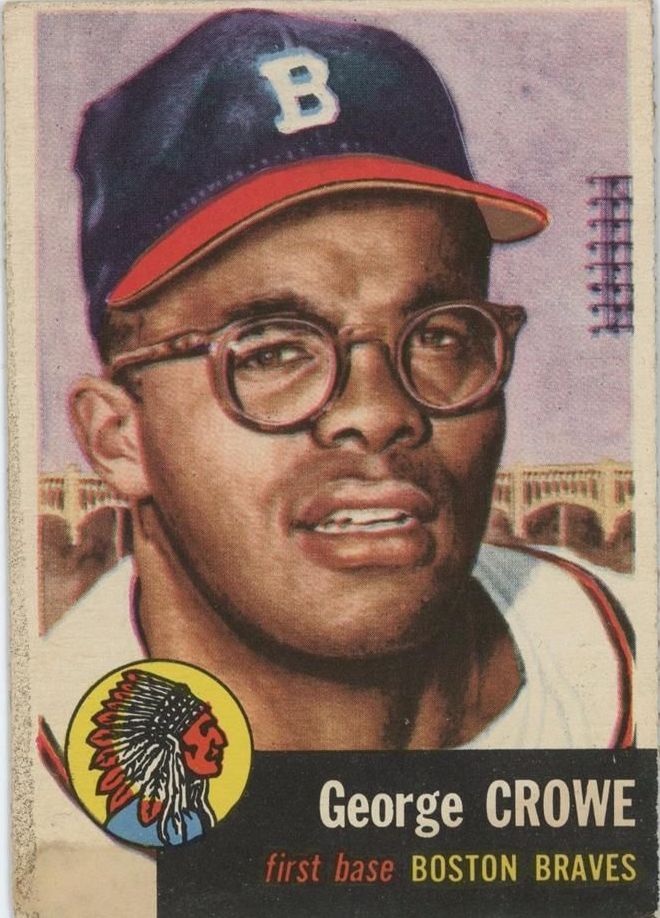 1953 Topps #3 George Crowe - VG