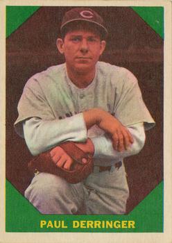 1960 Fleer #43 Paul Derringer - EX-MT