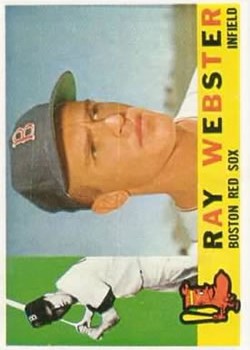 1960 Topps #452 Ray Webster - VG/EX - MINT