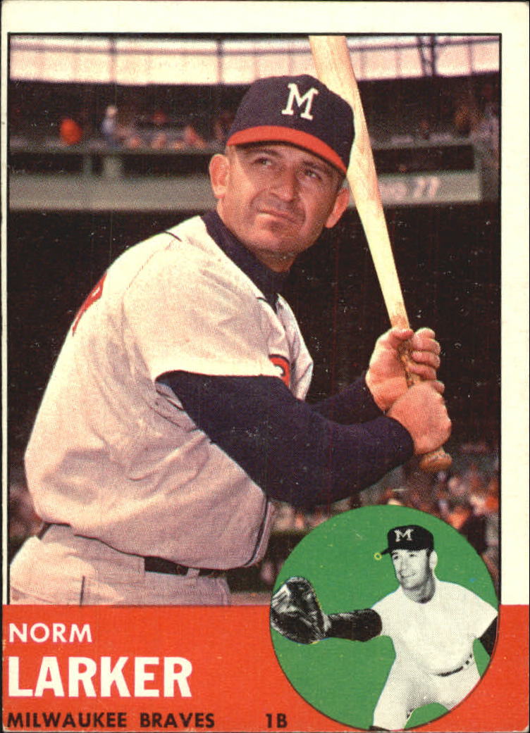 1963 Topps #536 Norm Larker - EX-MT