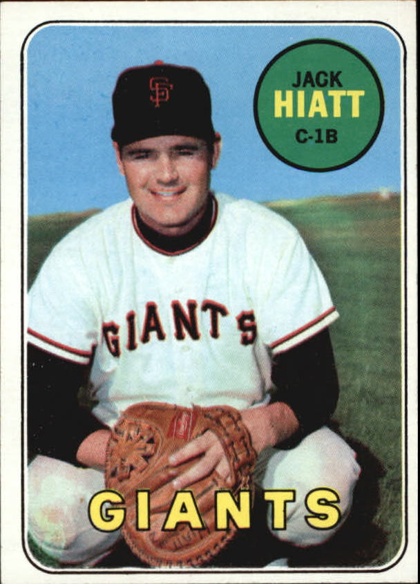 1969 Topps #204 Jack Hiatt - o/c - NM-MT