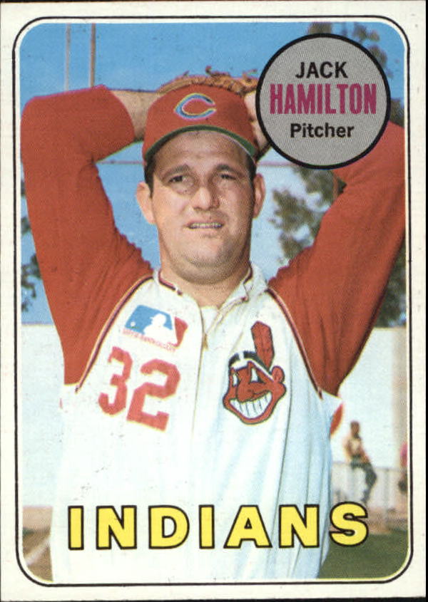 1969 Topps #629 Jack Hamilton - VG