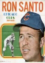 1970 Topps Posters Inserts #5 Ron Santo - VG