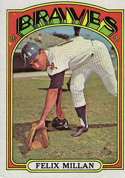 1972 Topps #540 Felix Millan - EX