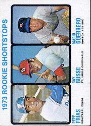 1973 Topps #607 Rookie Shortstops/Pepe Frias RC/Ray Busse/Mario ...