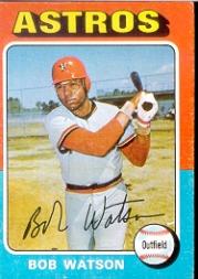 1975 Topps #227 Bob Watson - NM