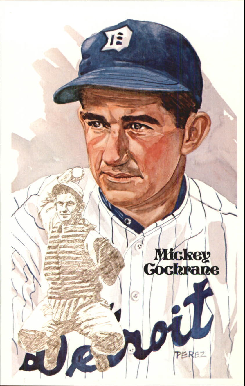 1980-02 Perez-Steele Hall of Fame Postcards #50 Mickey Cochrane - NM