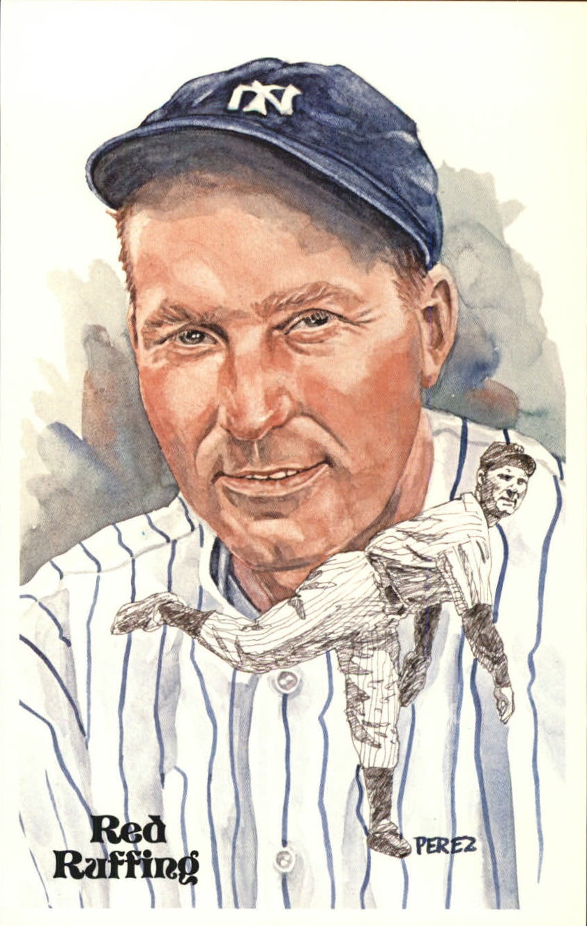 1980-02 Perez-Steele Hall of Fame Postcards #106 Red Ruffing - NM - Jim ...