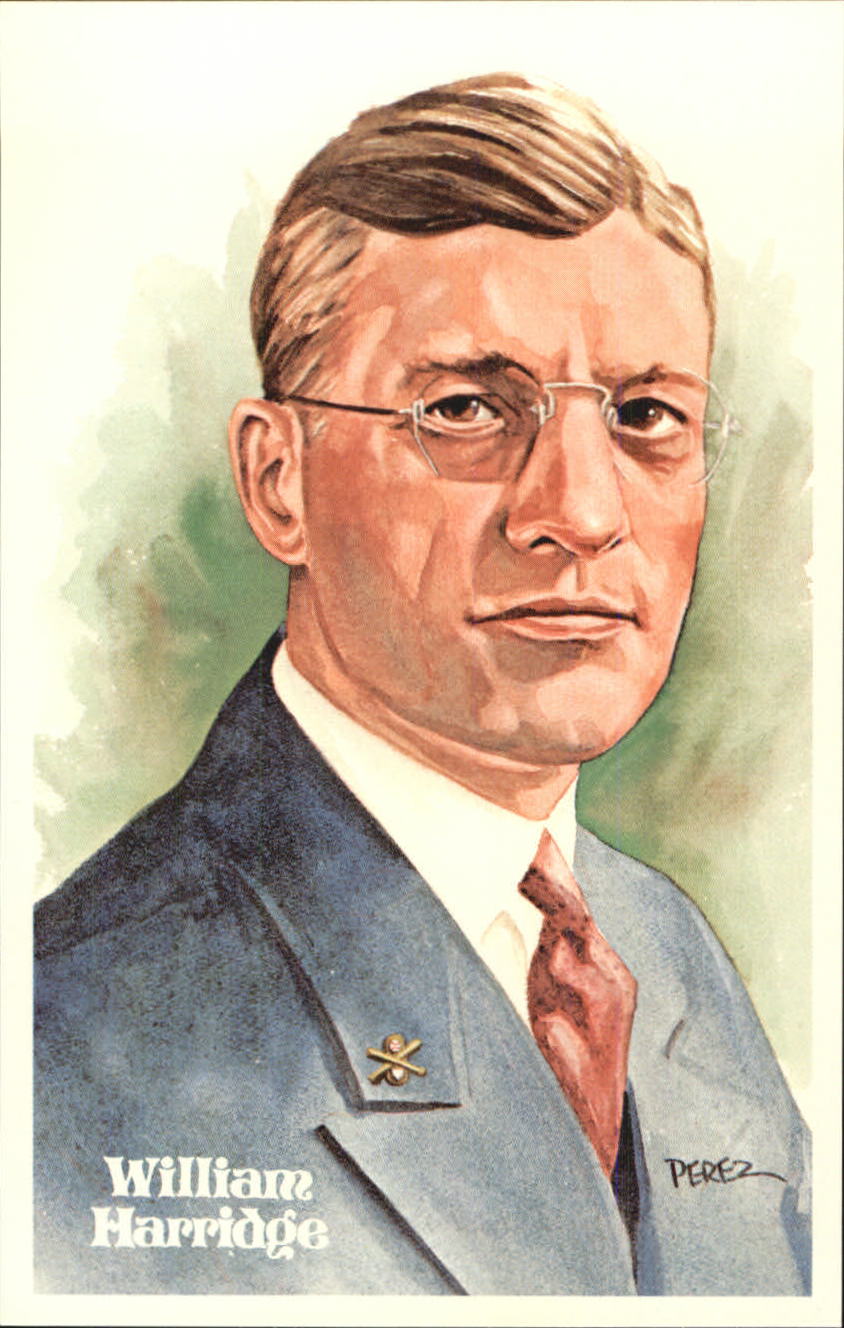 1980-02 Perez-Steele Hall of Fame Postcards #130 William Harridge ...