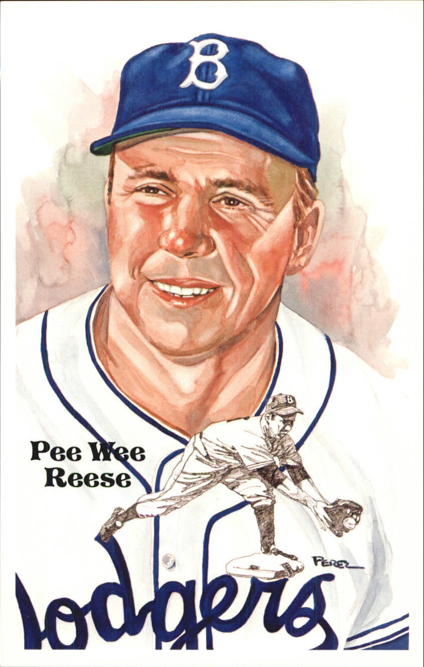 1980-02 Perez-Steele Hall of Fame Postcards #189 Pee Wee Reese - NM