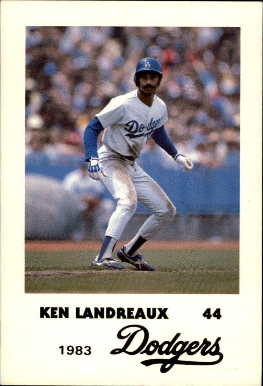 1983 Dodgers Police #44 Ken Landreaux - NM-MT - Jim & Steve's ...