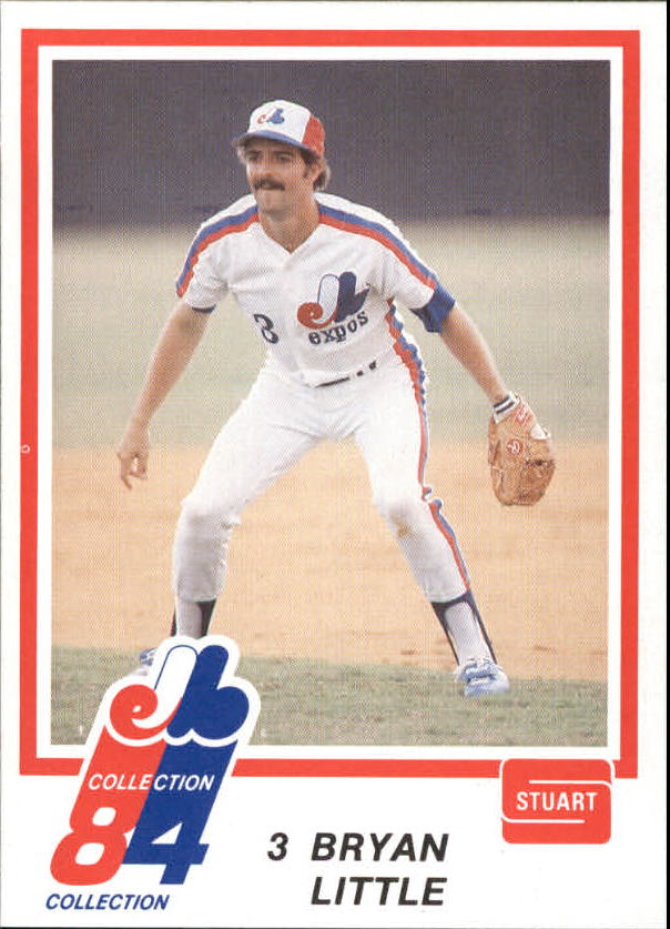 1984 Expos Stuart #30 Bryan Little - B6434 - NM-MT