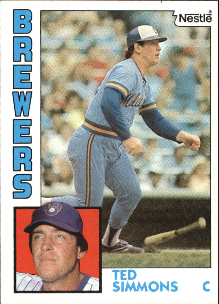 1984 Nestle 792 #630 Ted Simmons - NM-MT