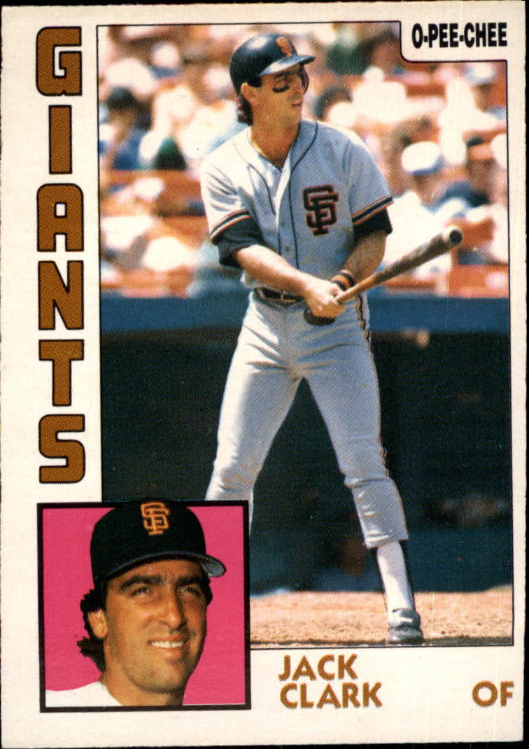 1984 O-Pee-Chee #381 Jack Clark - NM-MT