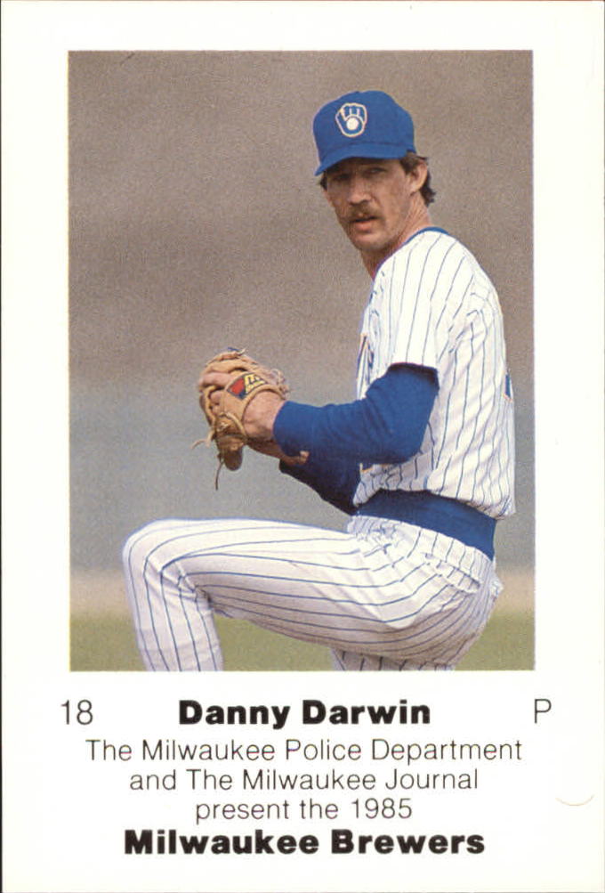 1985 Brewers Police #18 Danny Darwin - NM-MT - Steve Taft | Beckett ...