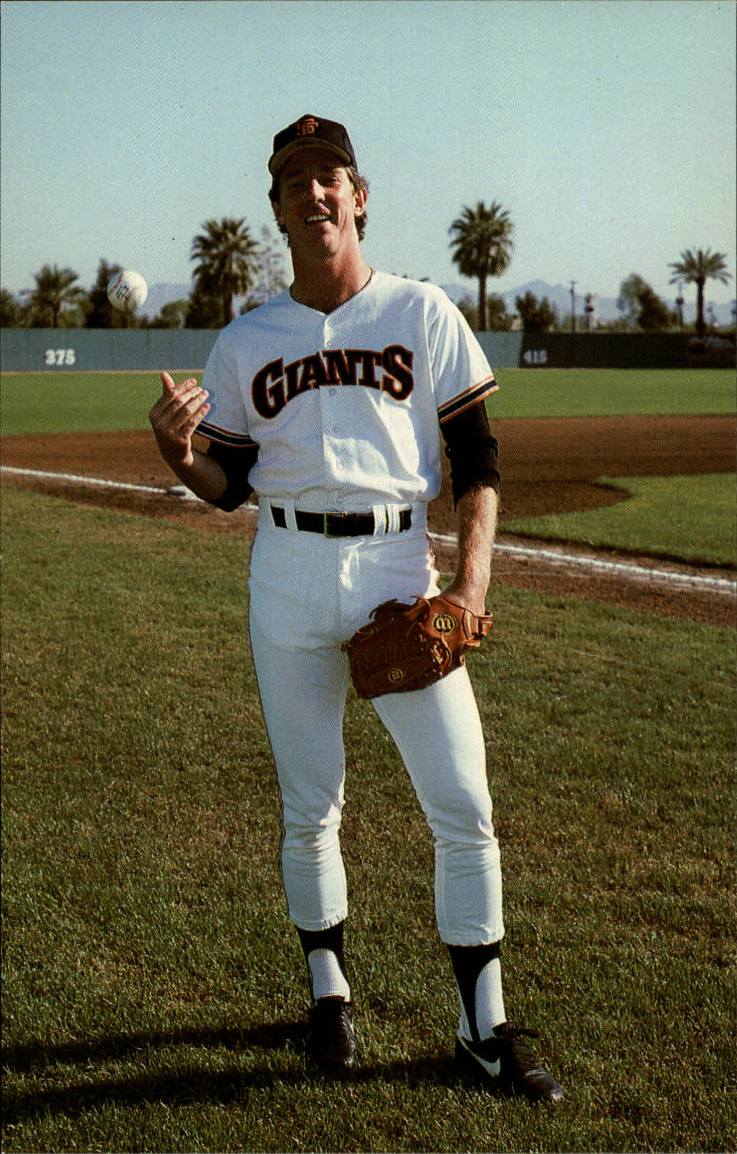 1985 Giants Postcards #16 Mike Krukow - NM-MT