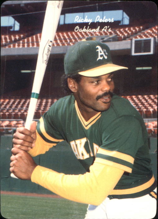 1986 A's Mother's #24 Ricky Peters - NM-MT