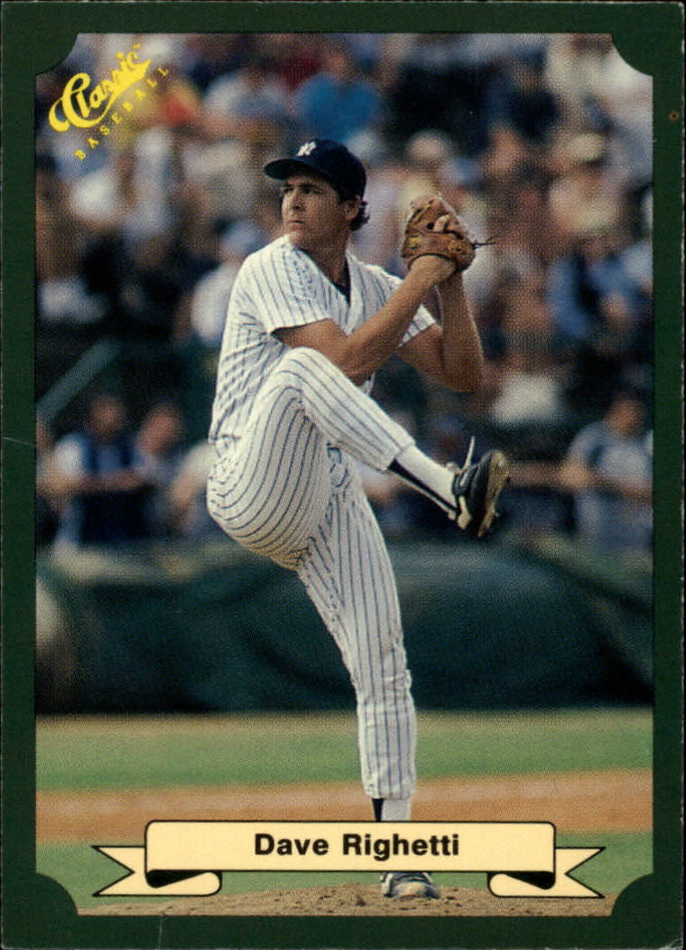 1987 Classic Game #86 Dave Righetti - NM-MT - Card Shack | Beckett ...