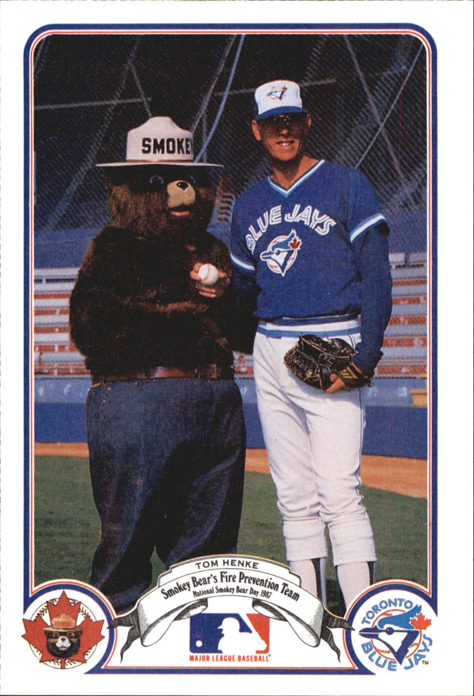 1987 Smokey American League #14 Tom Henke - NM-MT