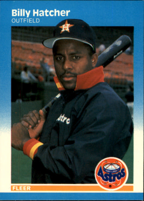 1987 Fleer #59 Billy Hatcher - NM-MT