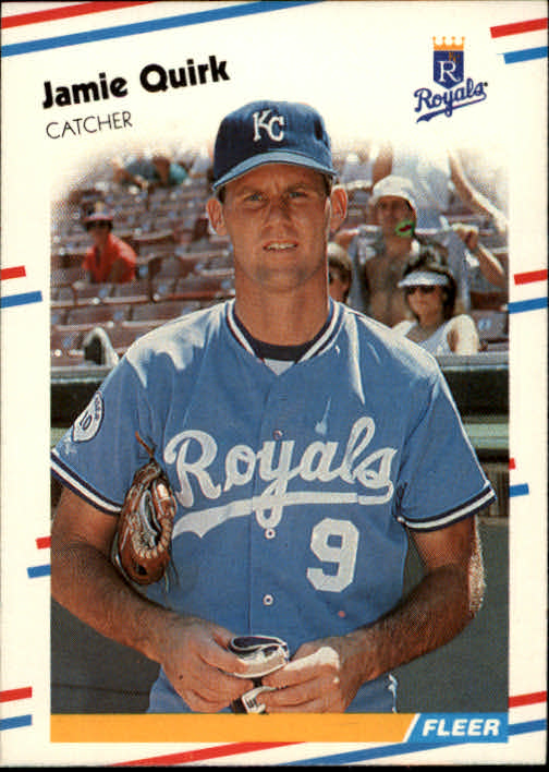 1988 Fleer #266 Jamie Quirk - NM-MT