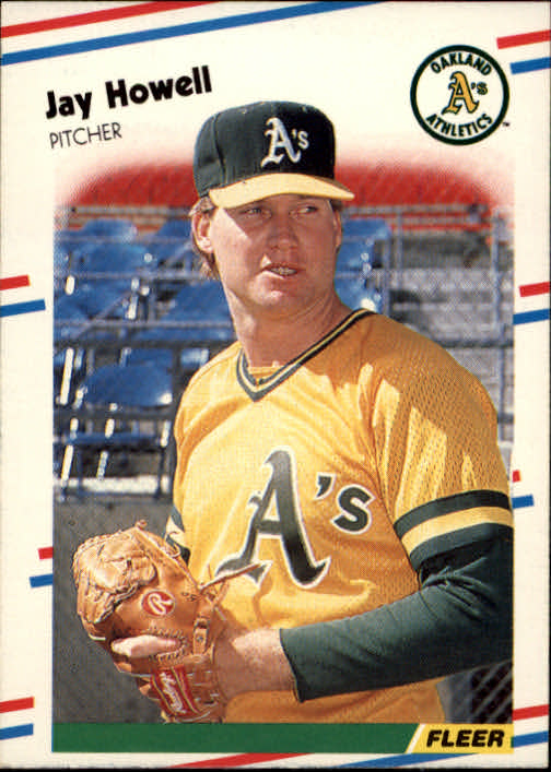 1988 Fleer #282 Jay Howell - Athletics - NM-MT - Big Mac Sportscards ...