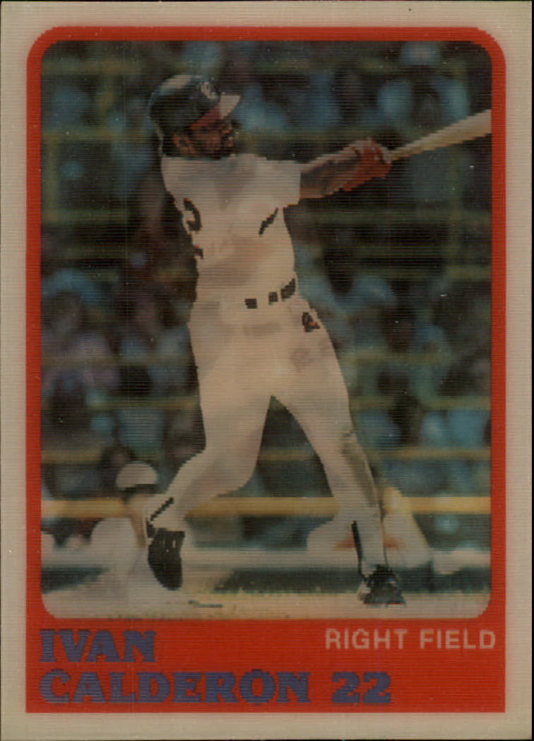 1988 Sportflics #166 Ivan Calderon - NM-MT