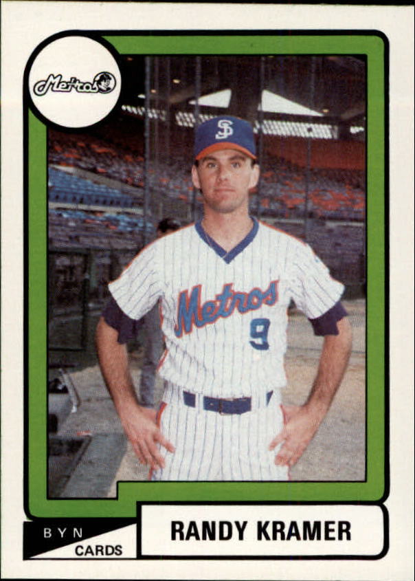 1988-89 BYN Puerto Rico Winter League Update #39 Randy Kramer - NM-MT