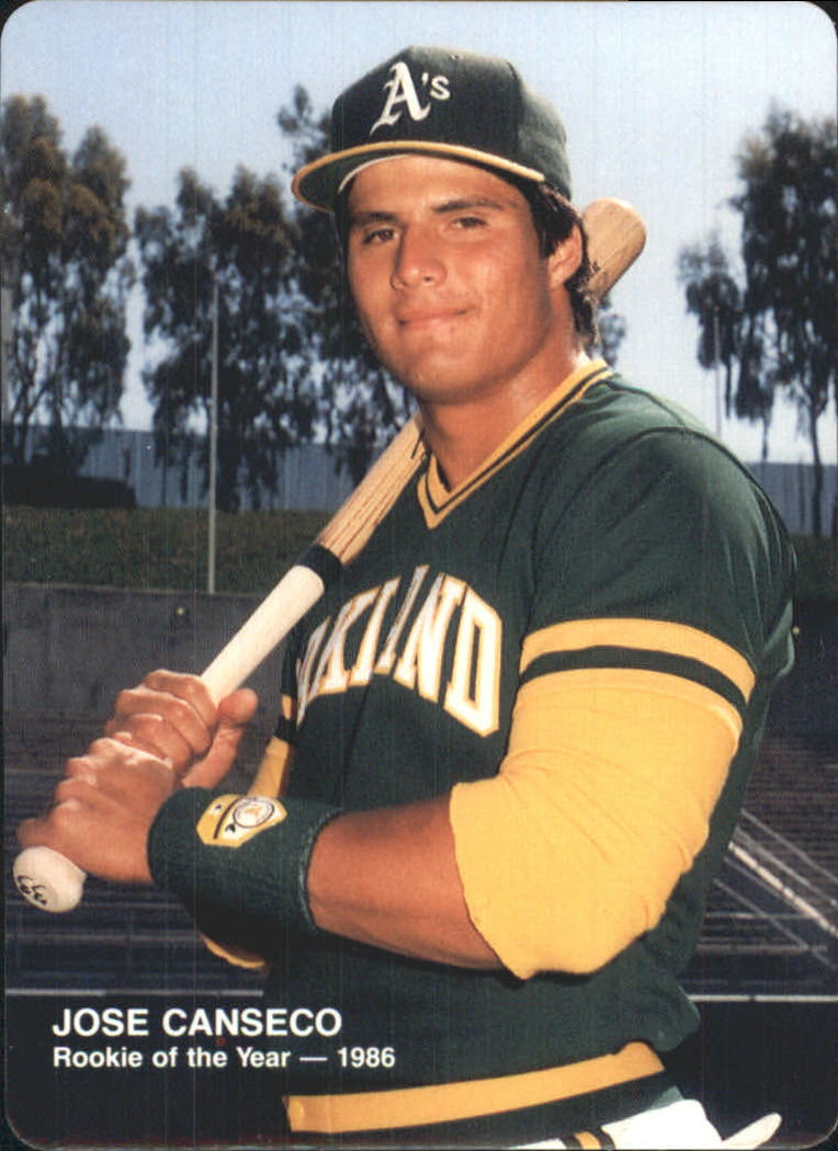 1989 A's Mother's ROY's #1 Jose Canseco - NM-MT