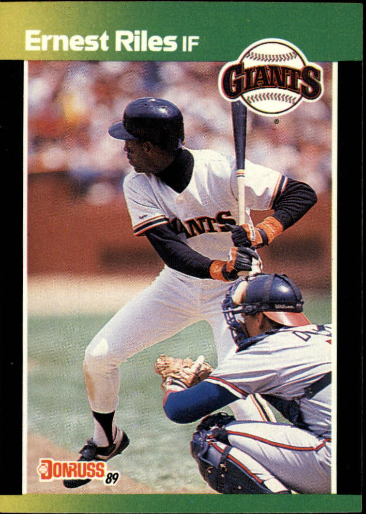 1989 Donruss Baseball's Best #50 Ernest Riles - NM-MT - Wonder Water ...