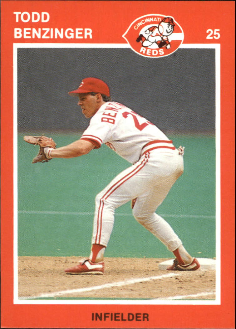1989 Reds Kahn's #25 Todd Benzinger - NM-MT - Steve Taft | Beckett ...