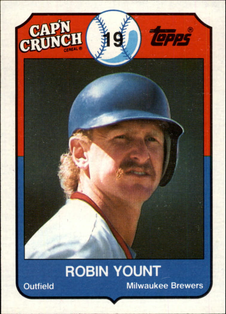 1989 Topps Cap'n Crunch #21 Robin Yount - VG - The Dugout Sportscards ...
