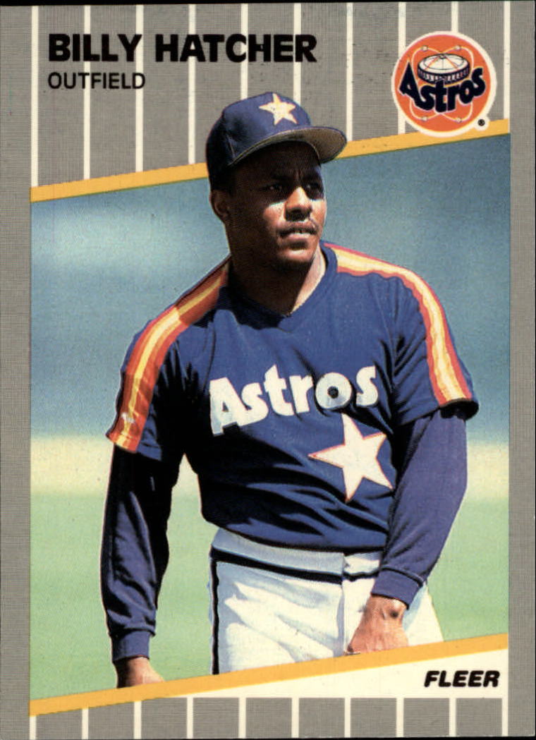 1989 Fleer Glossy #359 Billy Hatcher - A3136 - NM-MT