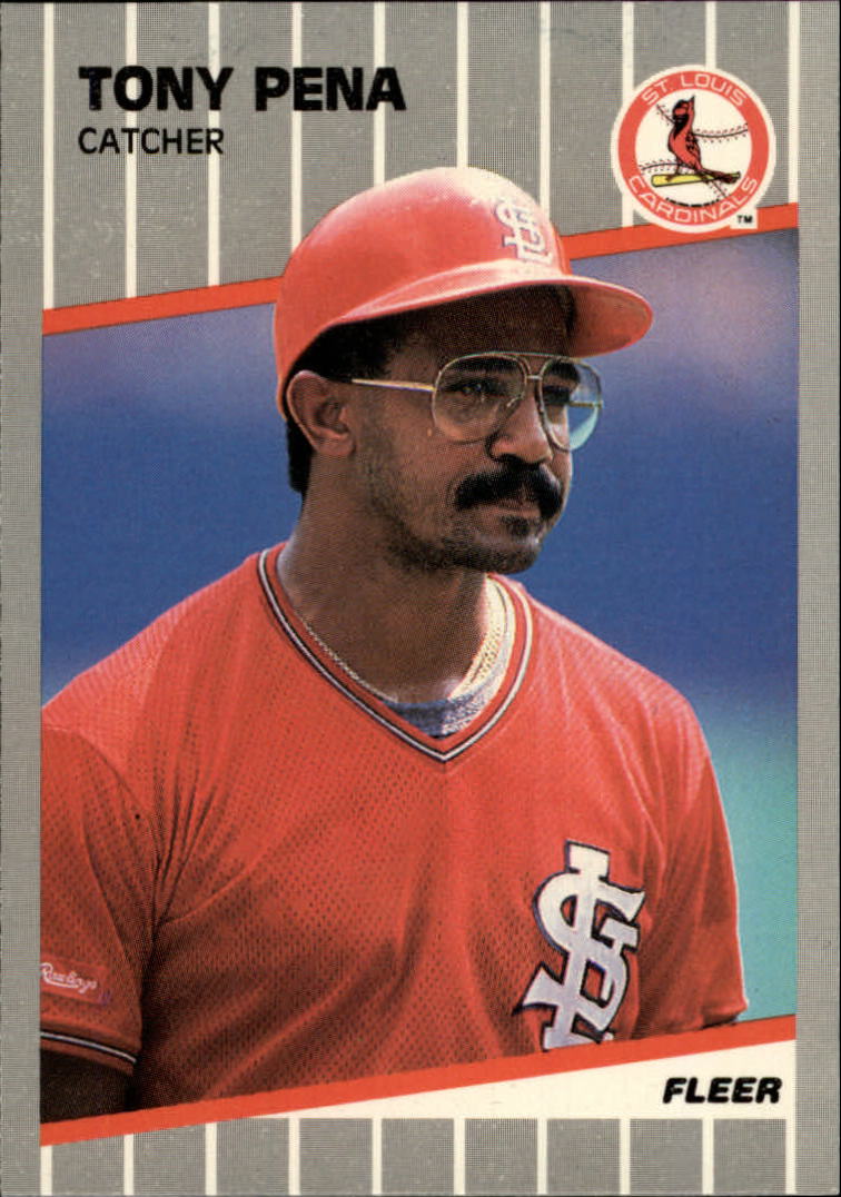 1989 Fleer Glossy #460 Tony Pena - NM-MT