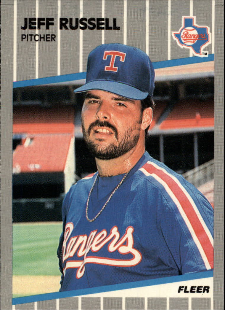 1989 (RANGERS) Fleer Glossy #531 Jeff Russell | eBay