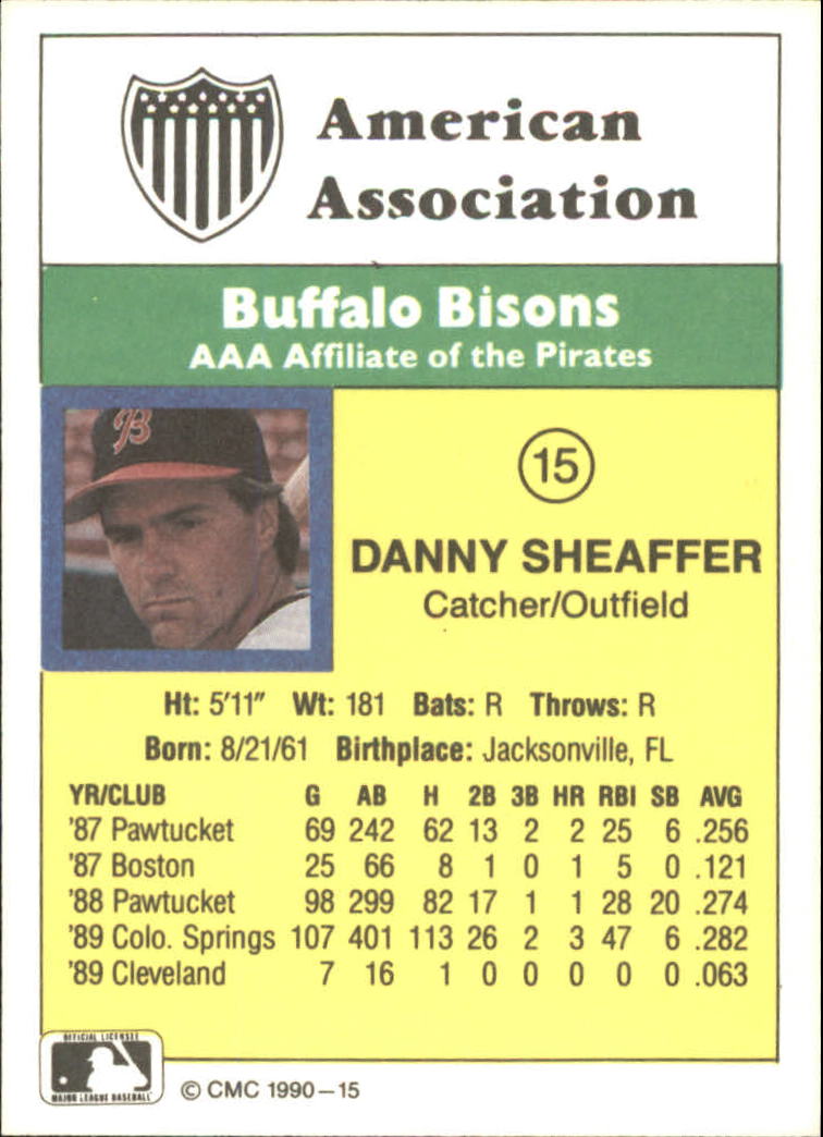 1990 CMC #15 Danny Sheaffer - NM