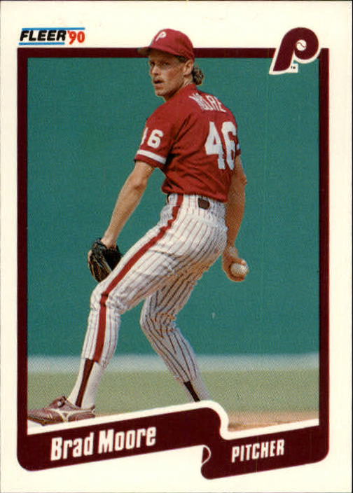 1990 Fleer Update #U45 Brad Moore - NM-MT