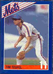 1990 Mets Kahn's #11 Tim Teufel - NM-MT