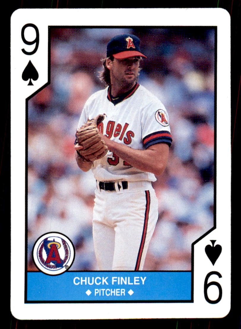 1990 U.S. Playing Cards All-Stars #9S Chuck Finley - NM-MT - Jim ...