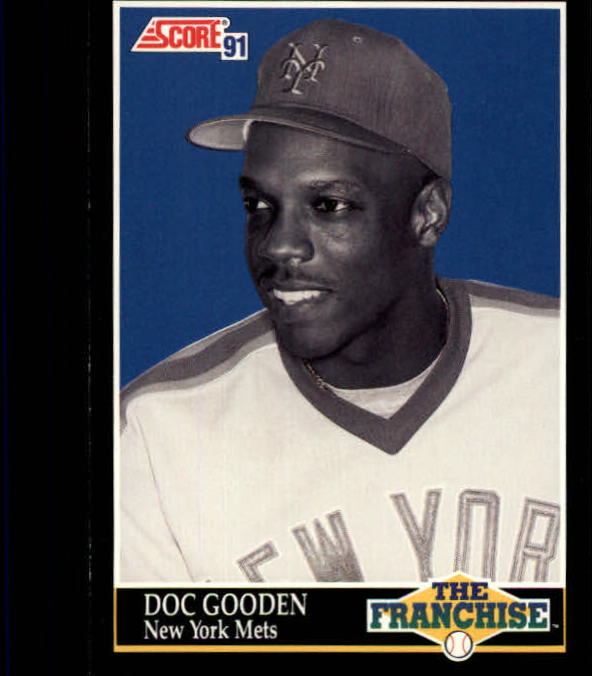 1991 Score #866 Dwight Gooden FRAN - EX