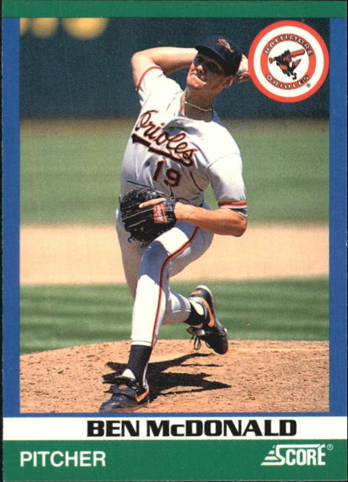 1991 Score 100 Rising Stars #50 Ben McDonald - NM-MT