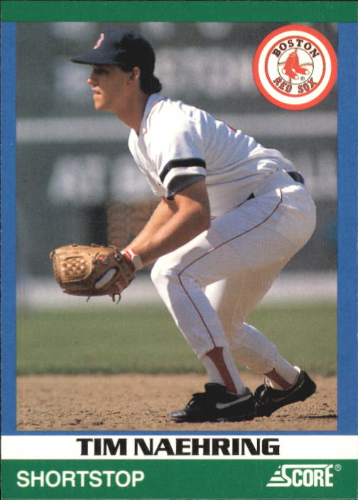 1991 Score 100 Rising Stars #77 Tim Naehring - NM-MT