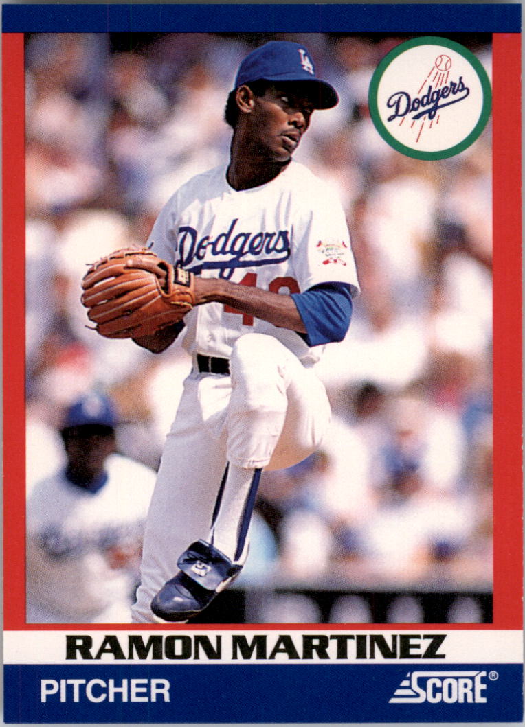 1991 Score 100 Superstars #16 Ramon Martinez - NM-MT
