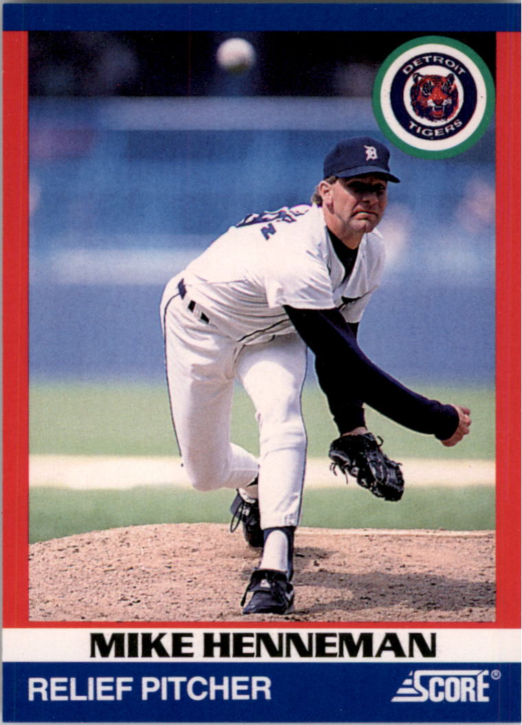 1991 Score 100 Superstars #51 Mike Henneman - NM-MT
