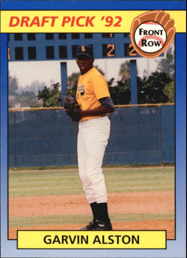 1992 Front Row Draft Picks #54 Garvin Alston - NM-MT
