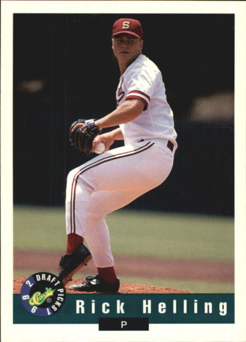 1992 Classic Draft Picks #17 Rick Helling - NM-MT