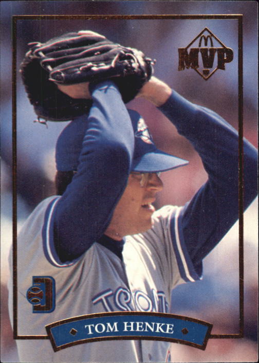 1992 Donruss McDonald's #G5 Tom Henke - NM-MT+